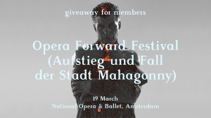 Opera Forward Festival Giveaway (Postponed, Date TBA) » Subbacultcha